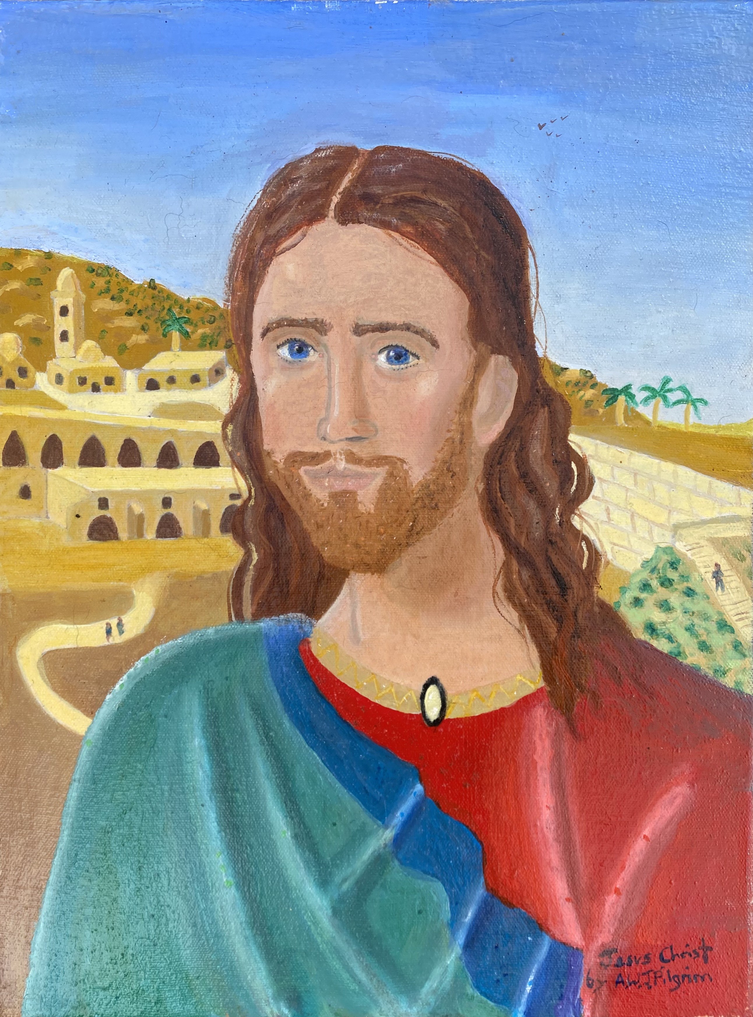 Jesus Christ after, ‘The Den of Thieves.’ – A.W.J. Pilgrim Arts